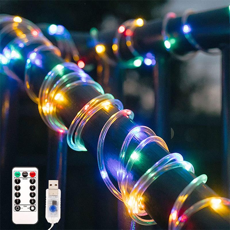 Automatic switch solar string lights