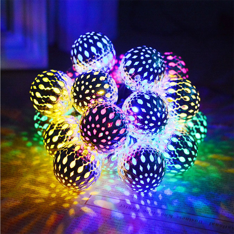 Globe twinkle star solar string lights