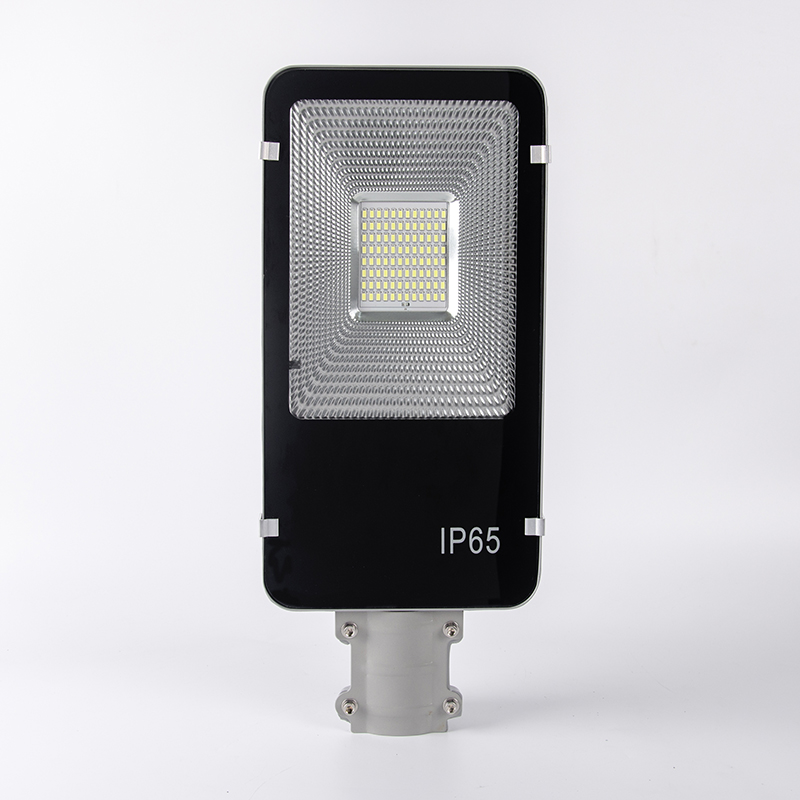 Led street light with separated solar panel