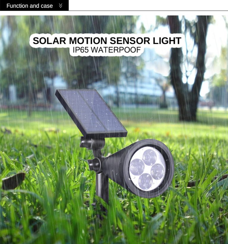 Waterproof photocell constant solar spot lights