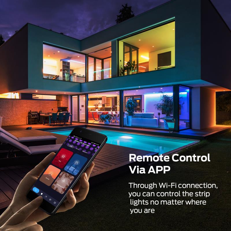 Waterproof wifi smart led strip light strip